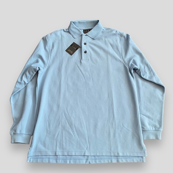 Jos. A. Bank | Shirts | Nwt Jos A Bank Traveler Long Sleeve Pique Polo ...